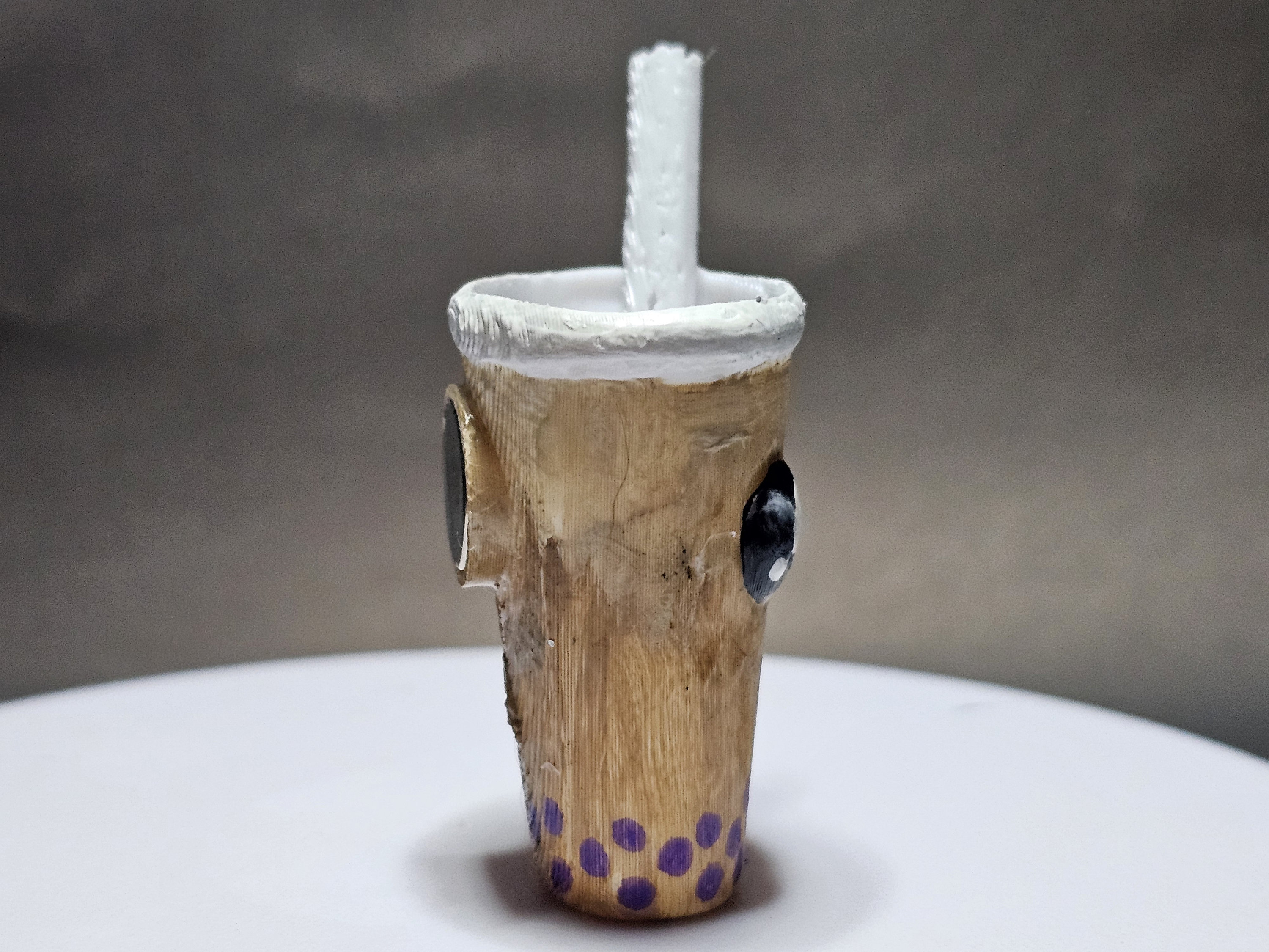 3D Printed Boba Tea Hide Inspired Jumping Spider Platform Hide - Etsy