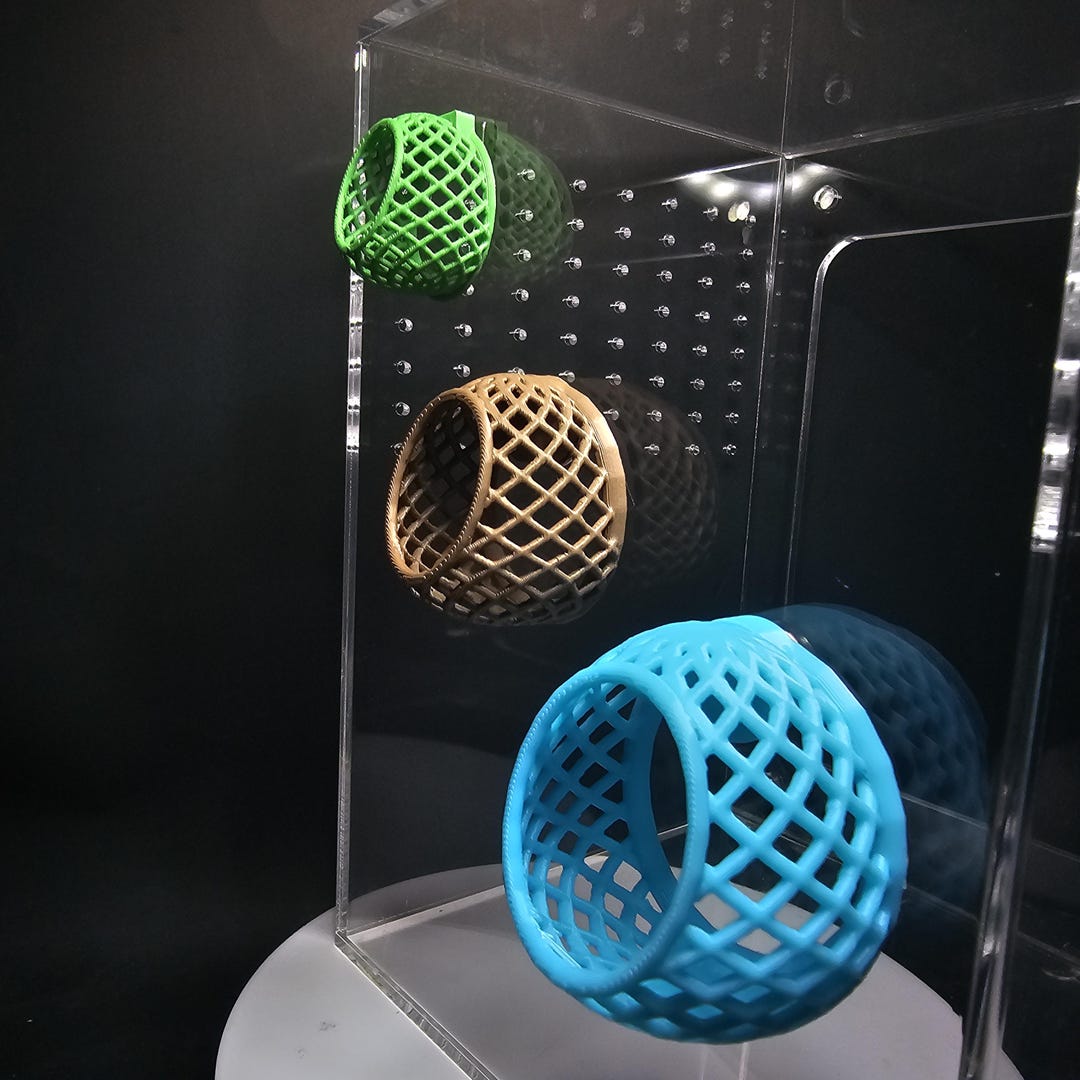 3D Printed Magnetic Open Back Cocoon Spider Hide- Wicker - Etsy