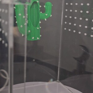 3D Printed Hollow Cactus Jumping Spider Hide - Etsy