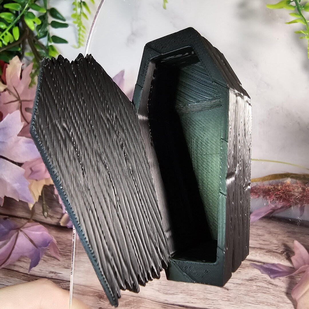 3D Printed JC Original Magnetic Coffin With Door Jumping Spider Hide - Etsy