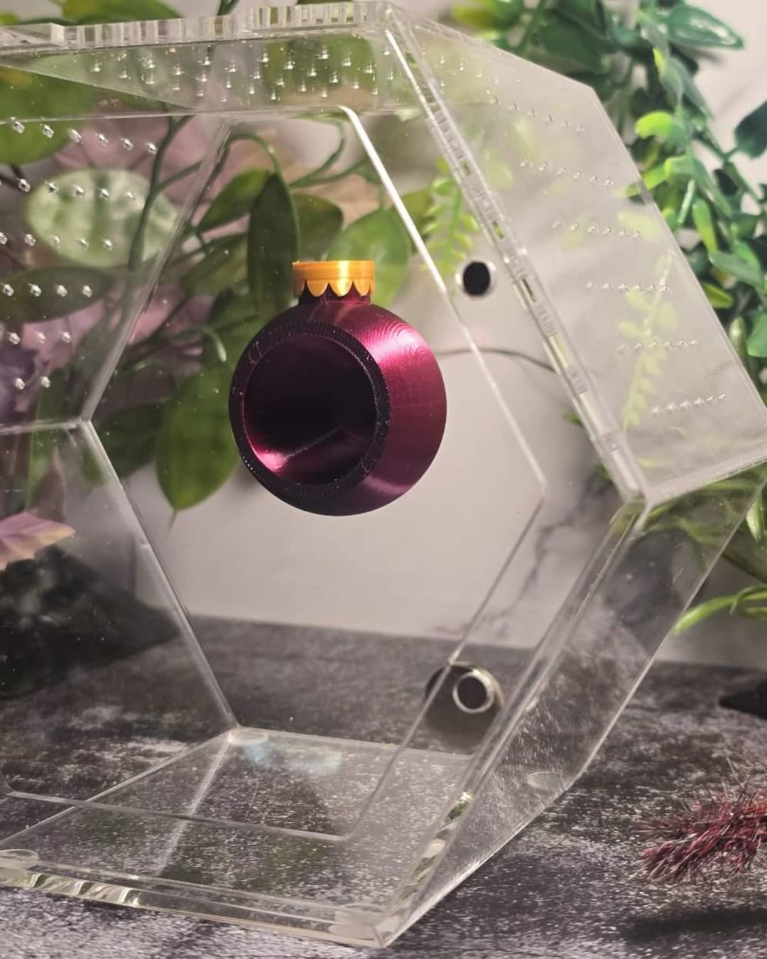 3D Printed Magnetic Christmas Ornament Jumping Spider Hide - Etsy