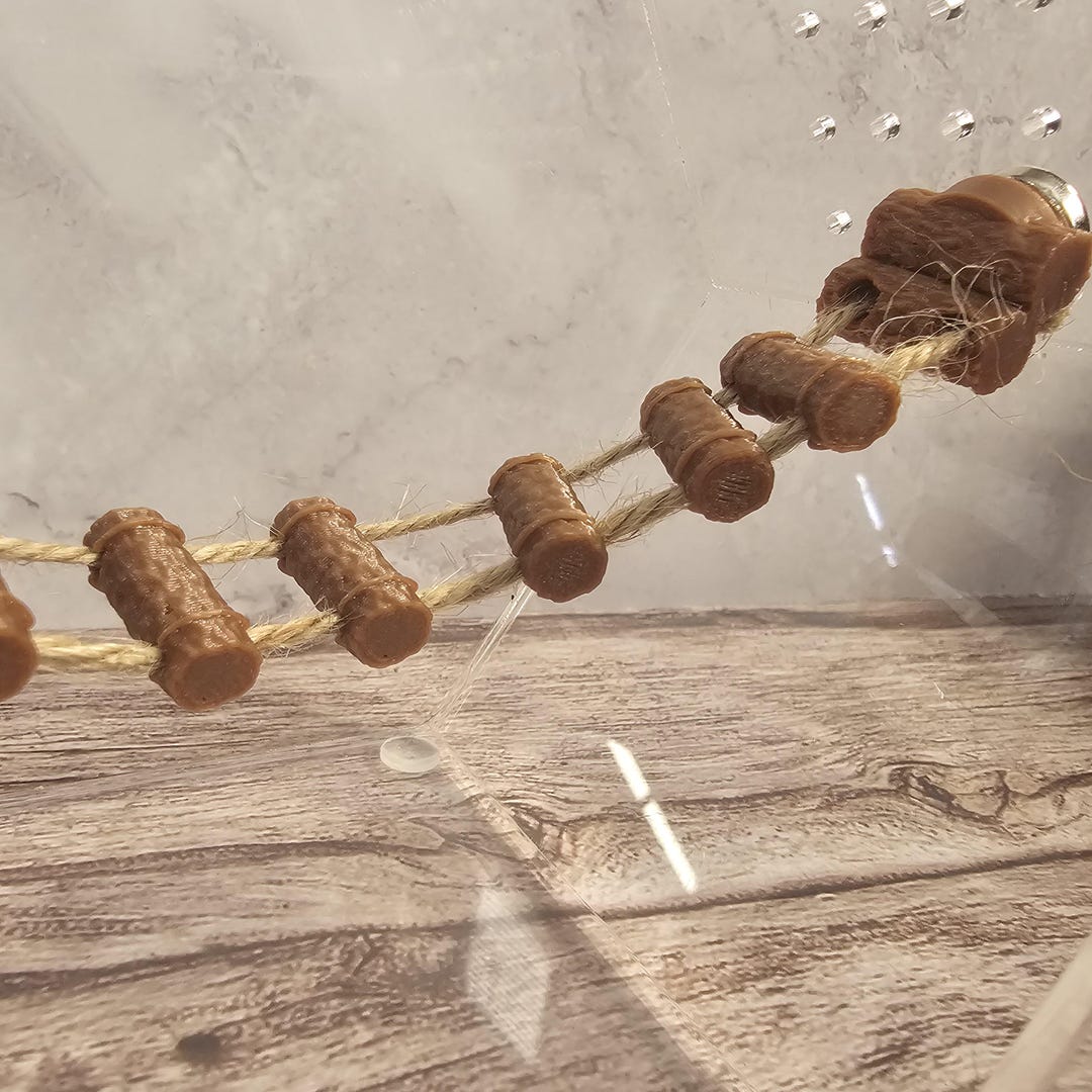 3D Printed Magnetic Log Bridge Jumping Spider Enclosure, Hide - Etsy