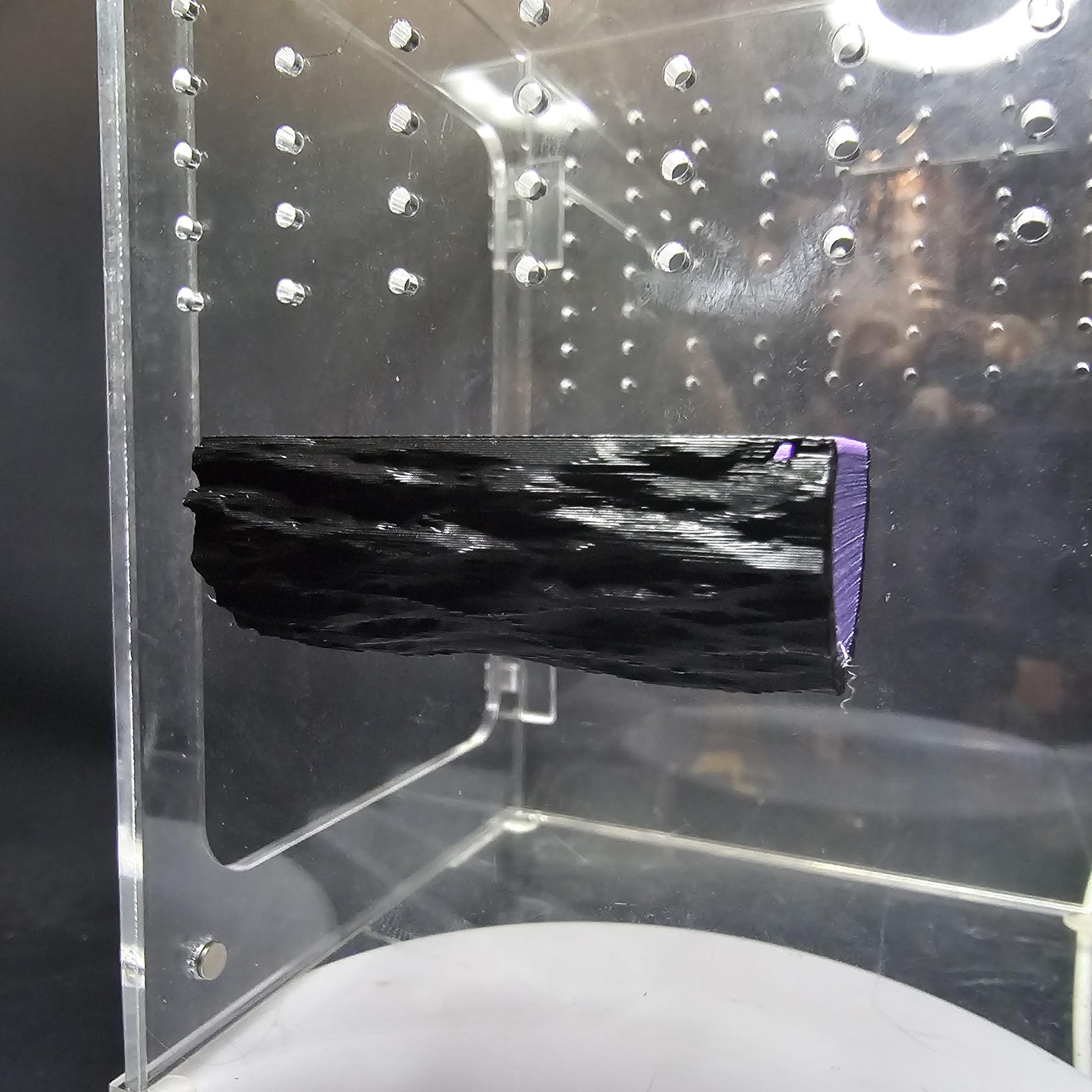3D Printed Magnetic Log Feeder Platform Jumping Spider Enclosure, Hide ...