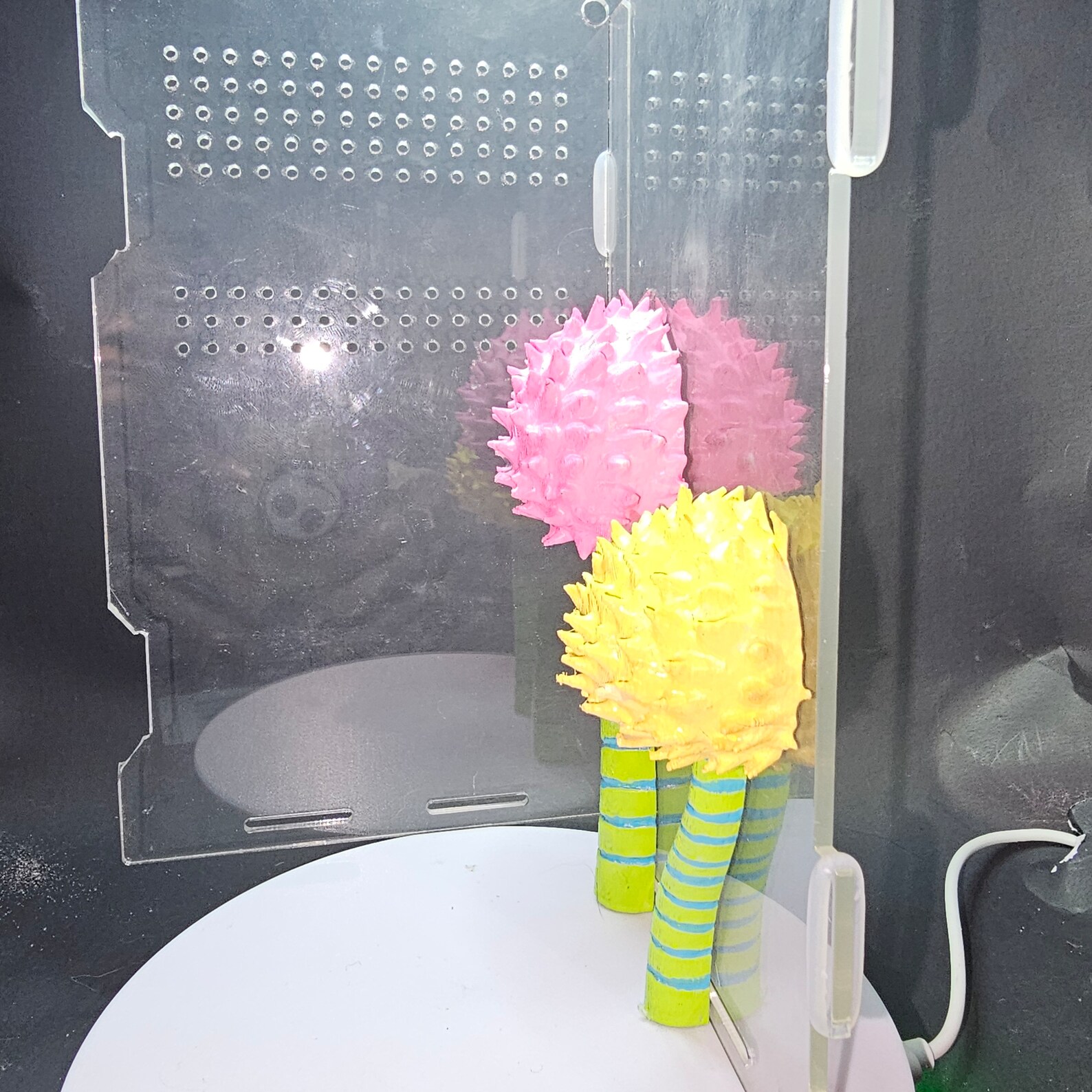 3D Printed and Handpainted Lorax Themed Jumping Spider Enclosure Decor ...