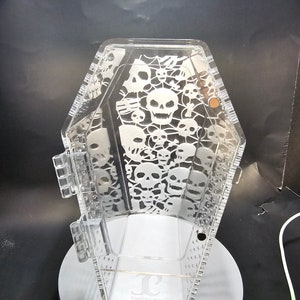 3D Printed Flexible Coffin Shaped Web Ribbon Climbing Walls Jumping ...