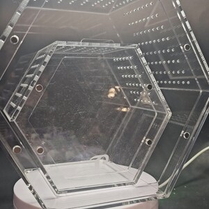 JC Designs Original Acrylic Front Open Hexagon Enclosure Designed for ...