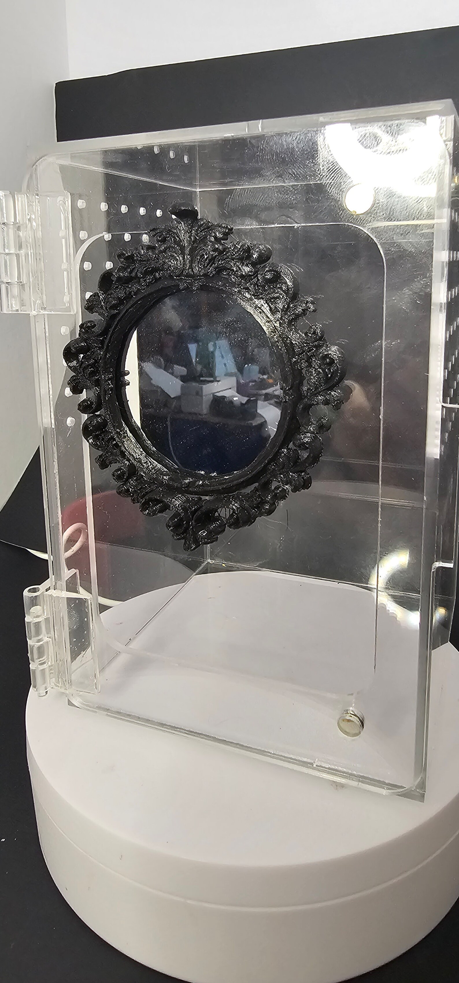 3D Printed Gothic Style Magnetic Mirror Jumping Spider Hide - Etsy