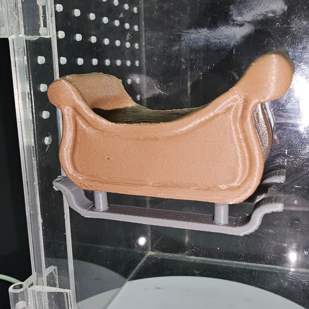 3D Printed Winter Sled/ Christmas Sleigh Hide/decor Jumping Spider ...