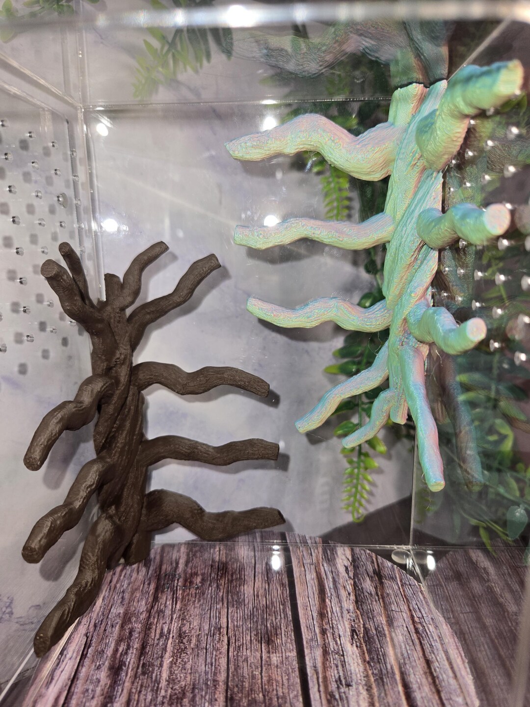 3D Printed Hollow Tree Base Spider Hide - Etsy