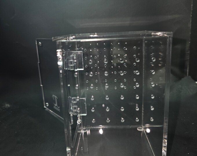 JC Designs Original Acrylic Hinged Front Opening Arboreal Enclosure ...