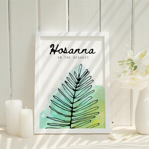 Hosanna in the Highest, Printable Easter Art, LDS Wall Art, Christian ...