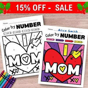 Mothers Day Coloring Page, Valentines Day Coloring Page, Valentine's ...