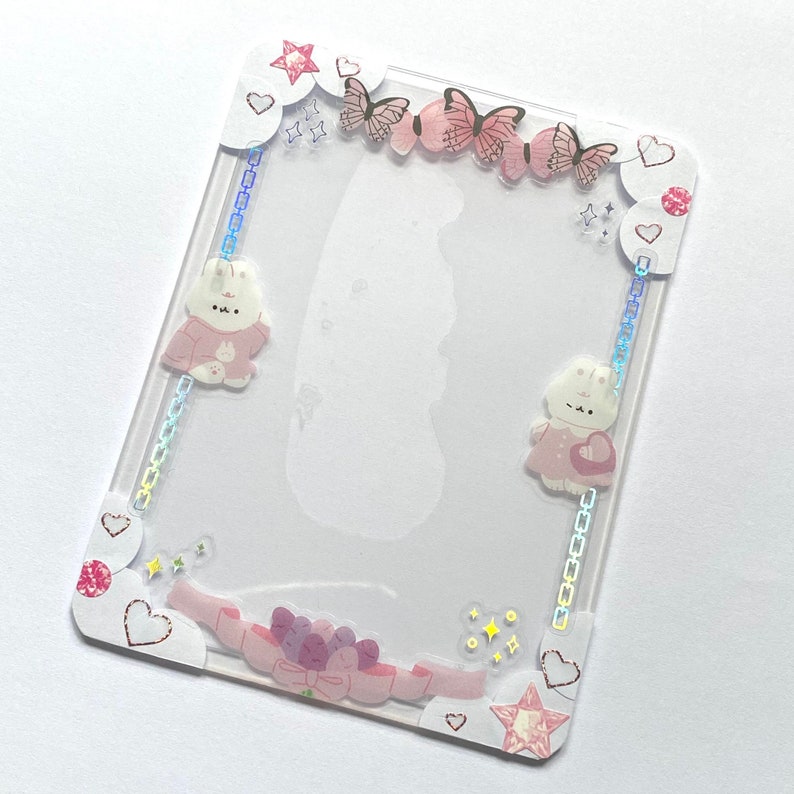 Deco Toploader for K-pop Photocards Decorated Kpop Toploader - Etsy