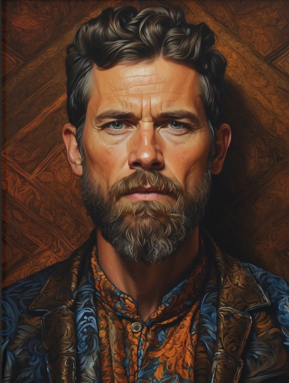 13: Portraits of People and Patterns Bold & Vibrant Contemporary ...