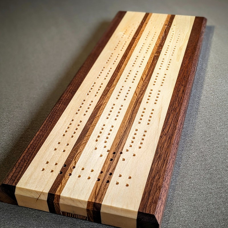 Rustic Cribbage Board - Etsy
