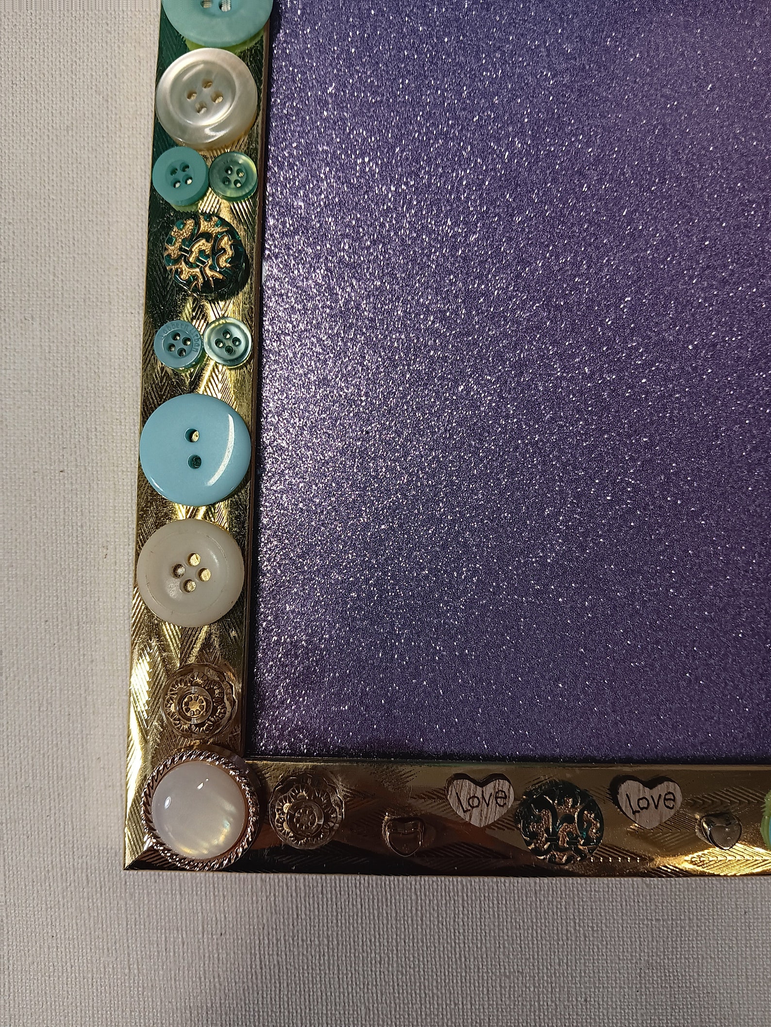 Button Gold Frame - Etsy