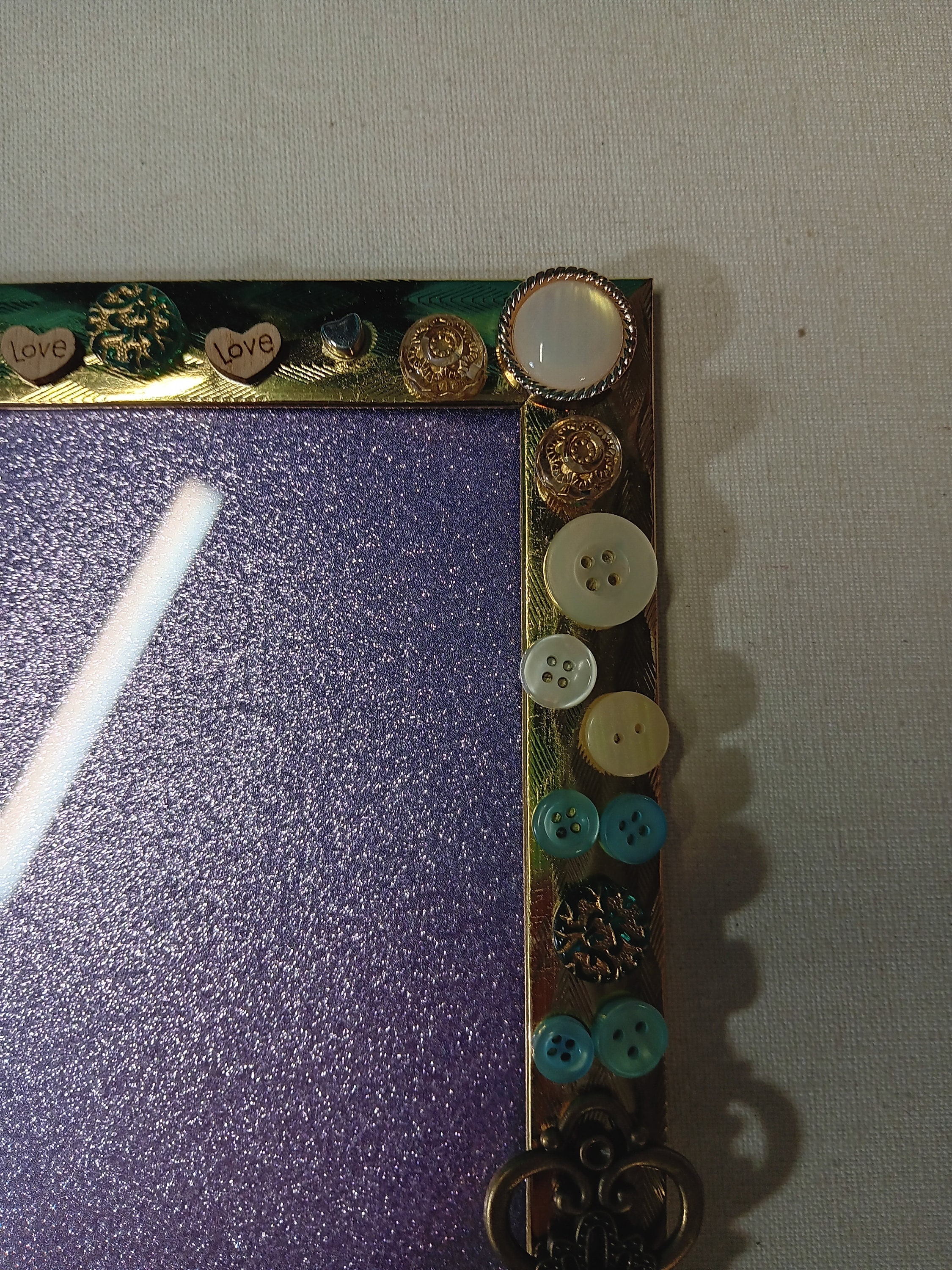 Button Gold Frame - Etsy
