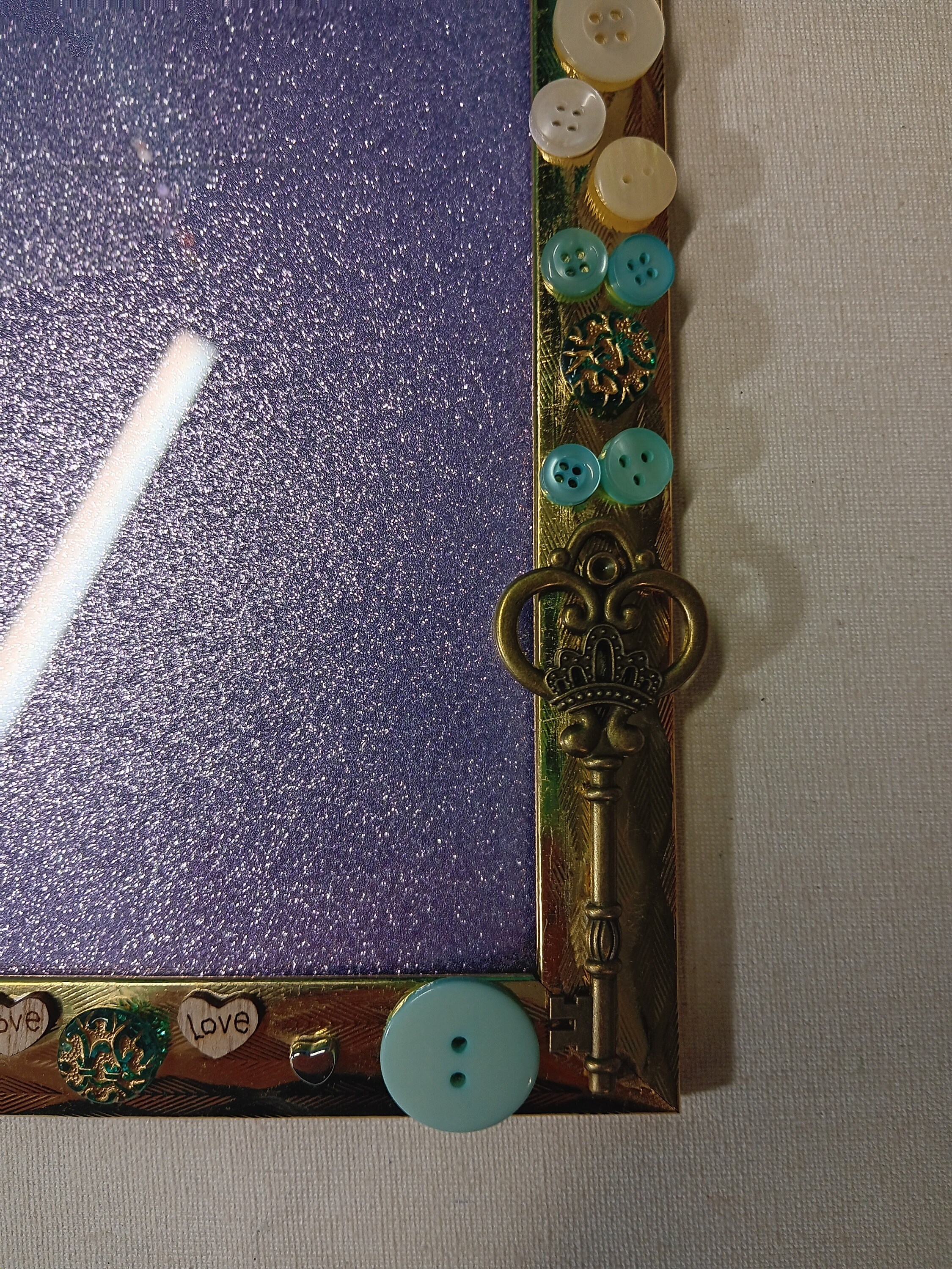 Button Gold Frame - Etsy