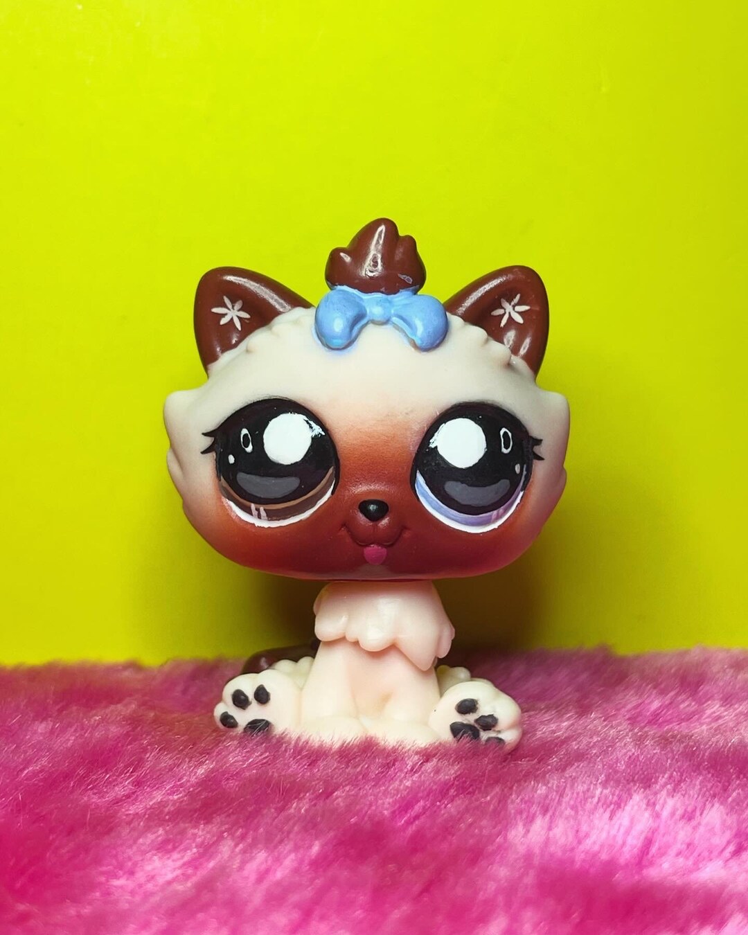 LPS Kitten 4 Eye Repaint Custom - Etsy