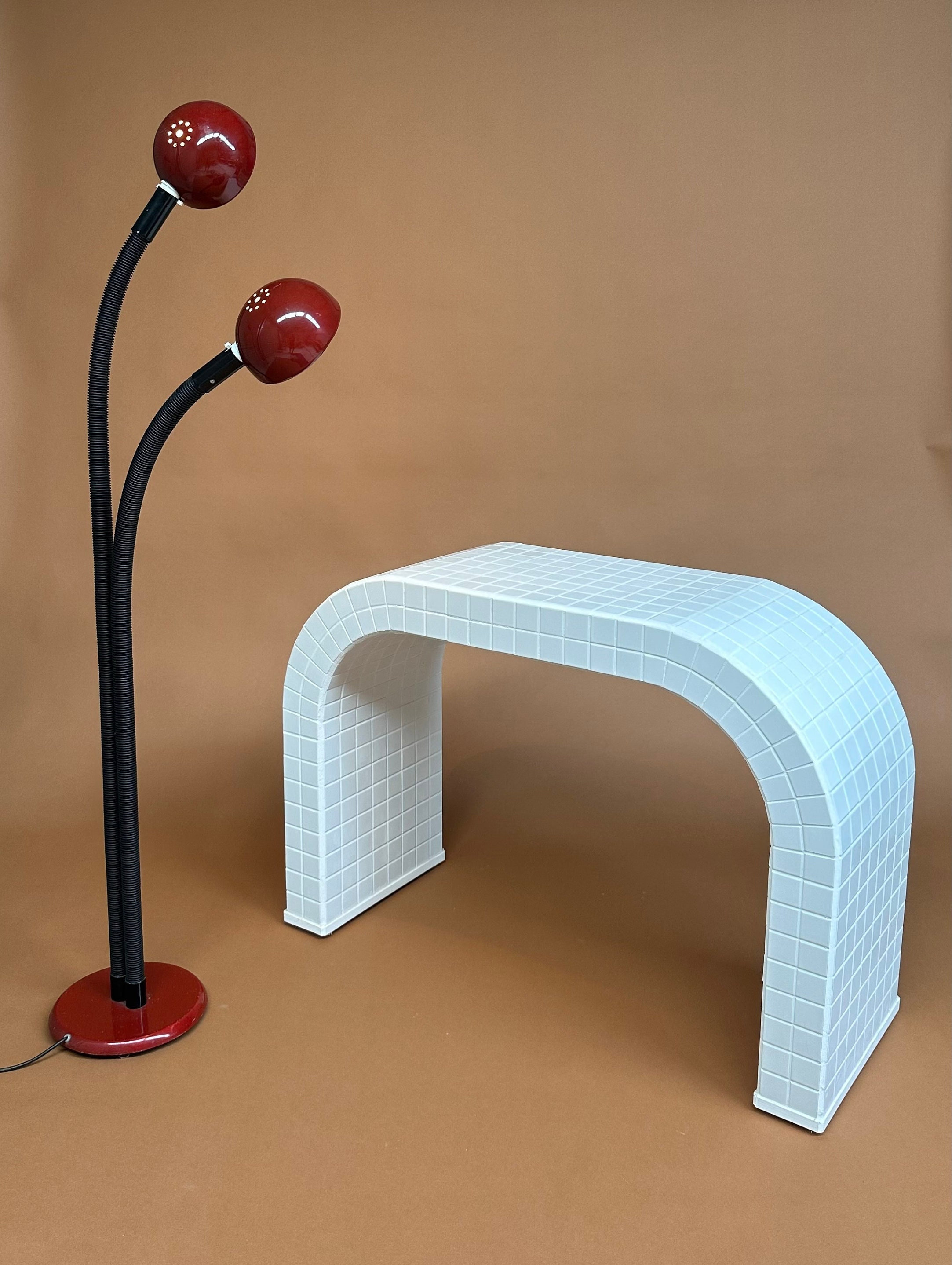 CT Table - Curved Tiled Table - Etsy