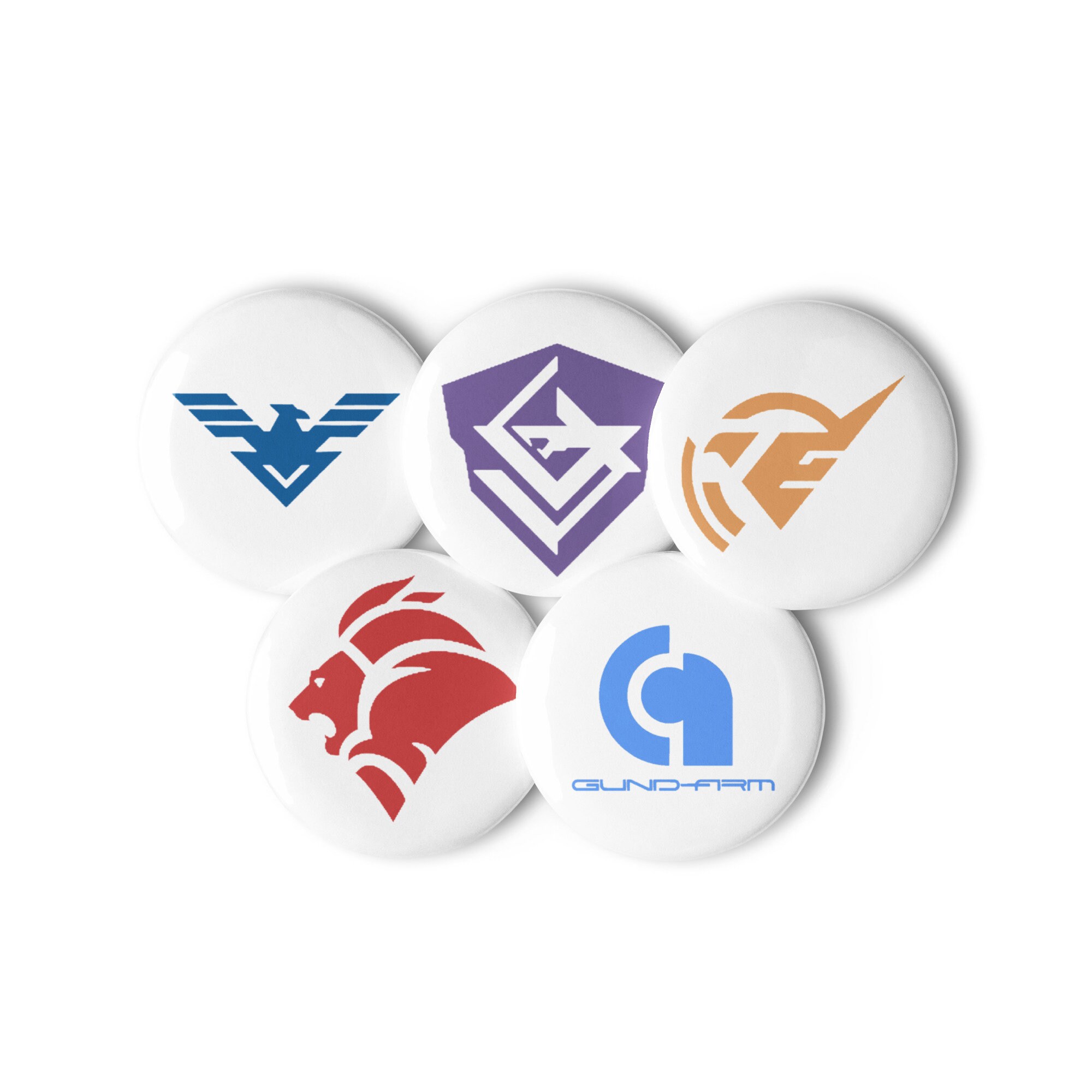 G Witch Button Set - Mecha Anime Pins - Five Pin Bundle - Etsy