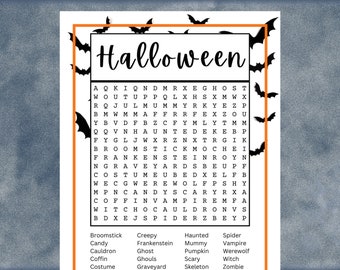 Printable Halloween Word Search, Preschool Activities, Preschool ...