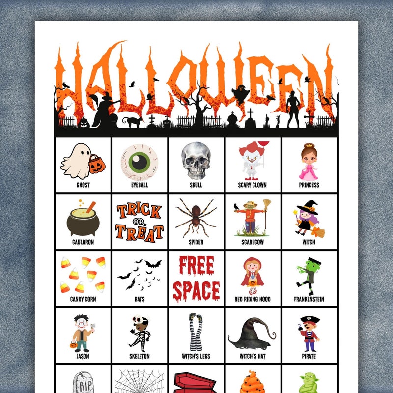 Halloween Bingo - Etsy