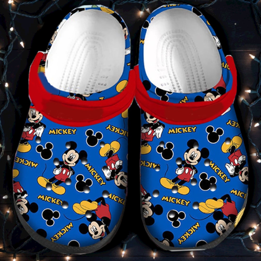 Personalized Mickey Mouse Disney Cartoon Adults Crocs Unisex - Etsy
