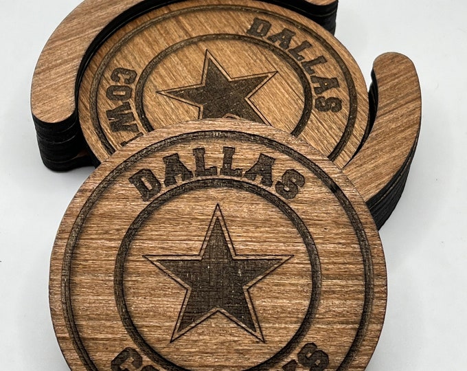 Greatest Cowboys Plays: Leatherette Coasters set of 4 - Etsy