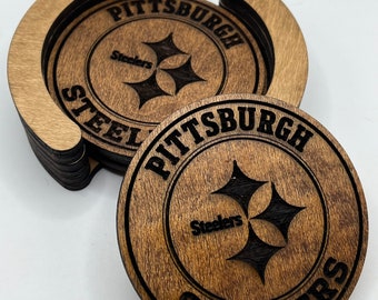 Pittsburgh Steelers Themed Coasters - Etsy