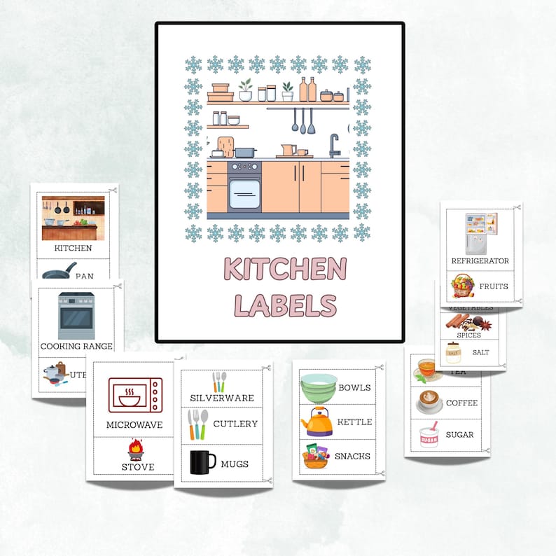 Large Print 100+ Dementia Labels for Seniors With Dementia Visual Aid ...