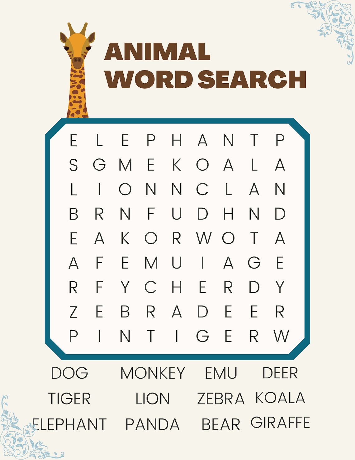 Large Print 80 Activity Sheets for Adults Activity Pages for Seniors ...