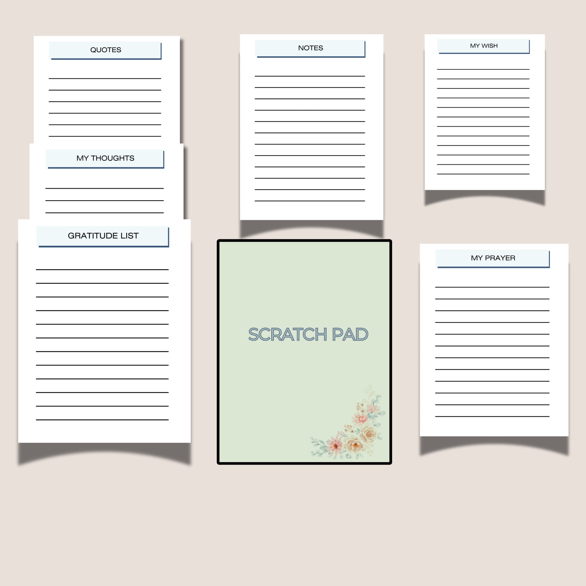 Large Print 80 Pages Medical Care Binder for Senior Care Dementia ...