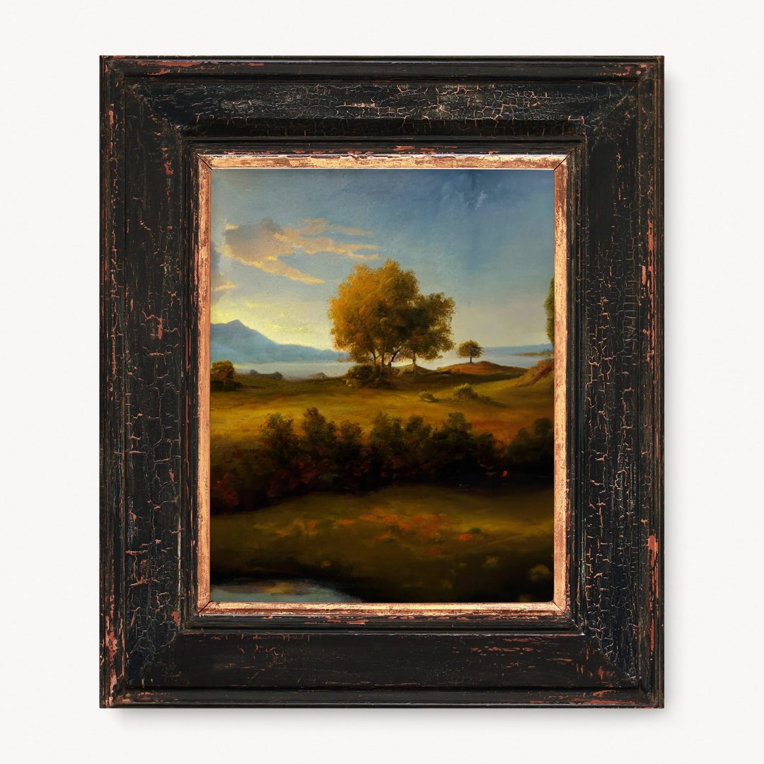 Landscape Oil Painting Natural Scenery Landscape Wall Art Scenic Wall ...
