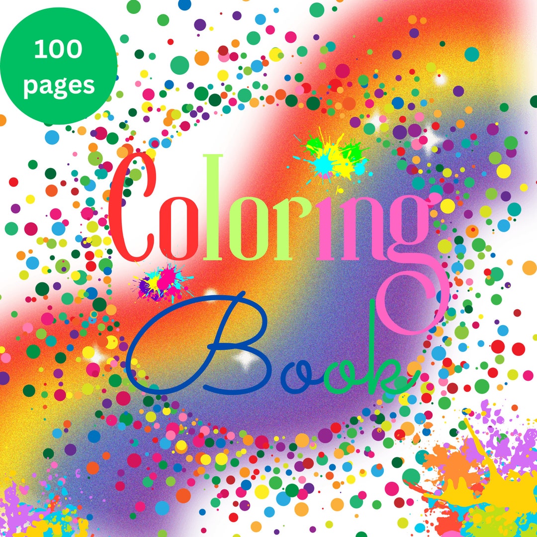 100 Coloring Pages for Kids and Beginners Coloring Book Children ...