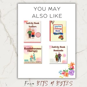 Large Print 115 Pages Memory Boost Activities for Seniors With Dementia ...