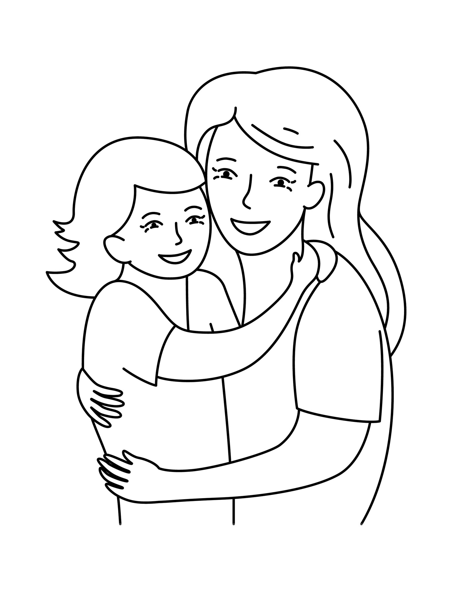 Mother's Day Coloring Pages for Adults Mom's Day Gift for Kids Coloring ...