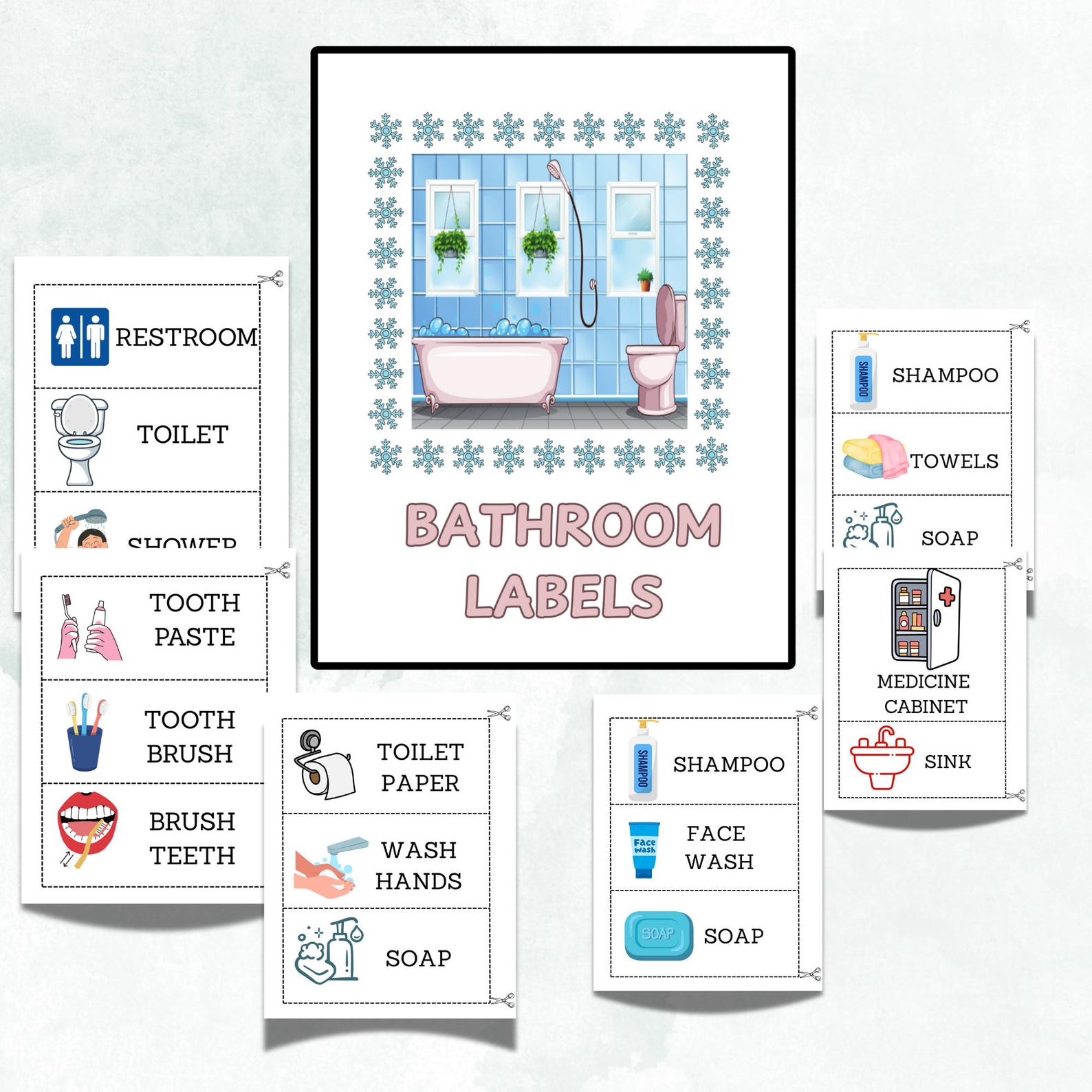 Large Print 100+ Dementia Labels for Seniors With Dementia Visual Aid ...