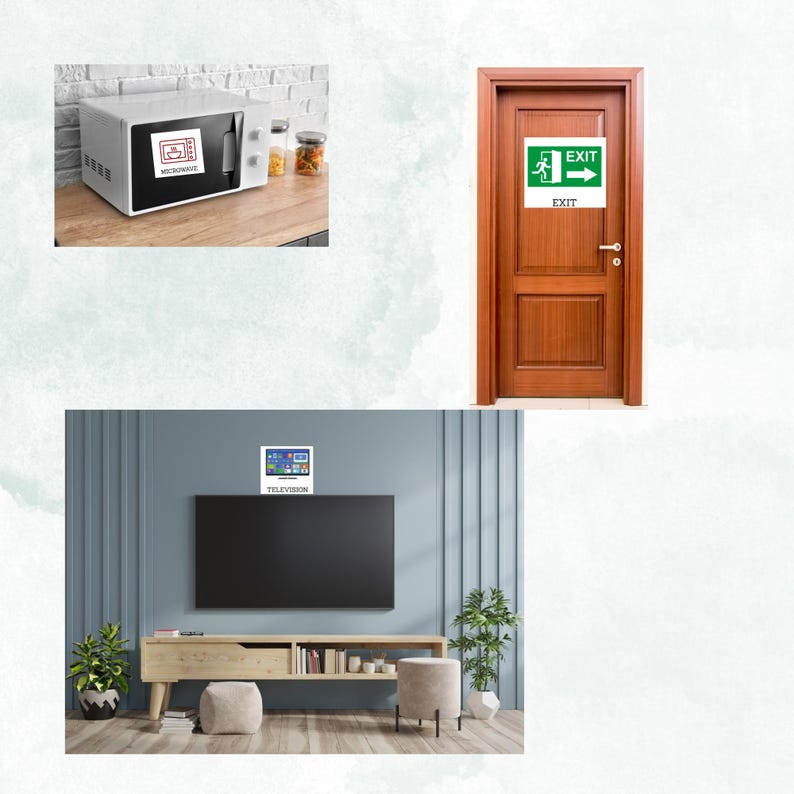 Large Print 100+ Dementia Labels for Seniors With Dementia Visual Aid ...