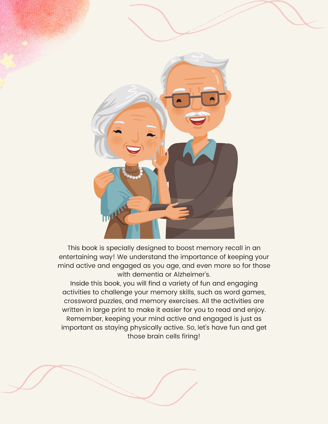 Large Print 80 Activity Sheets for Adults Activity Pages for Seniors ...