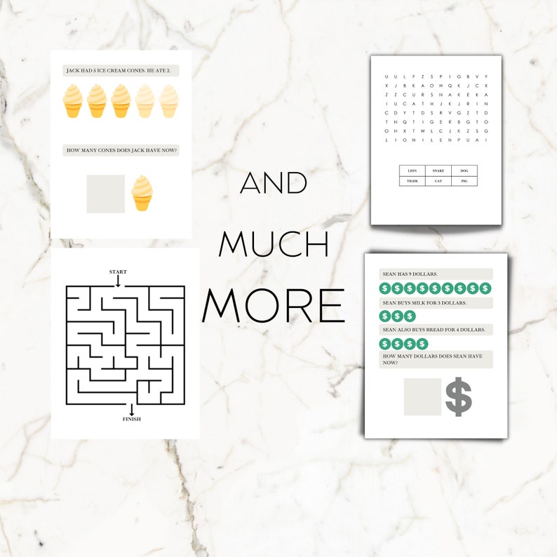 Large Print 80 Pages Activity Pages for Seniors With Dementia Activity ...