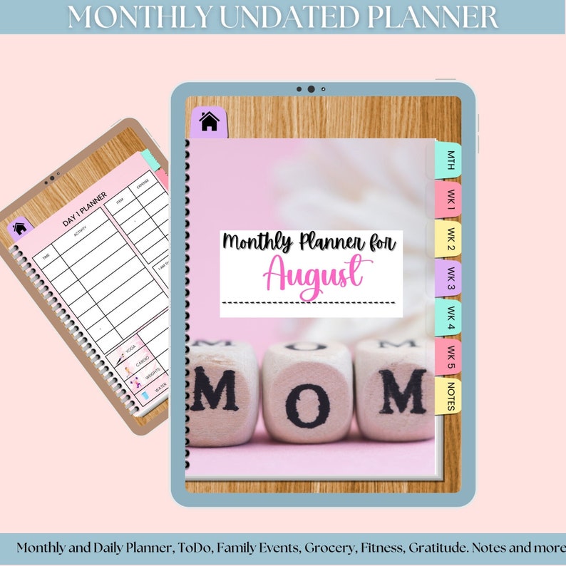 Digital Planner Mom Monthly Goodnotes Mom Digital Planner Mother's Day ...