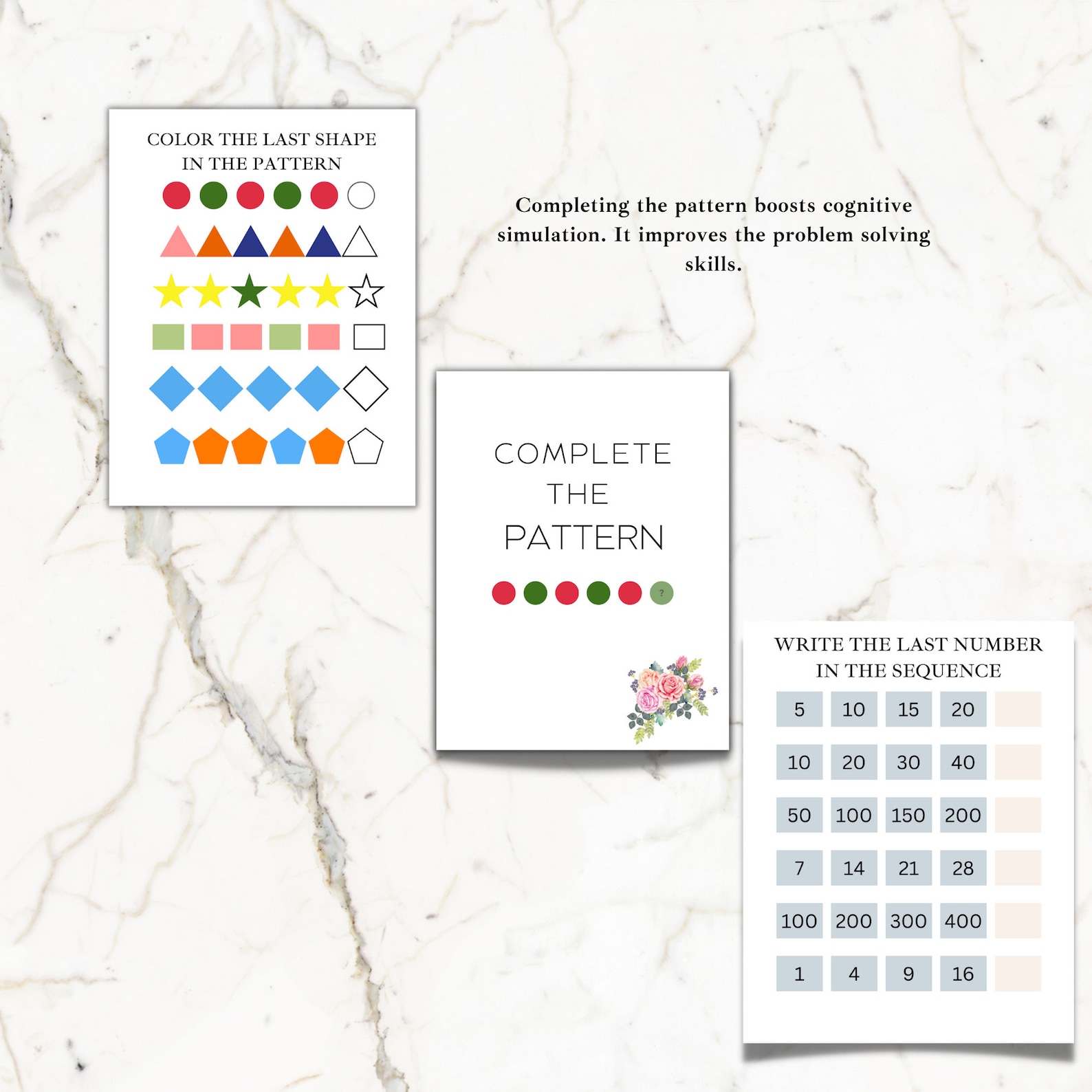 Large Print 80 Pages Activity Pages for Seniors With Dementia Activity ...