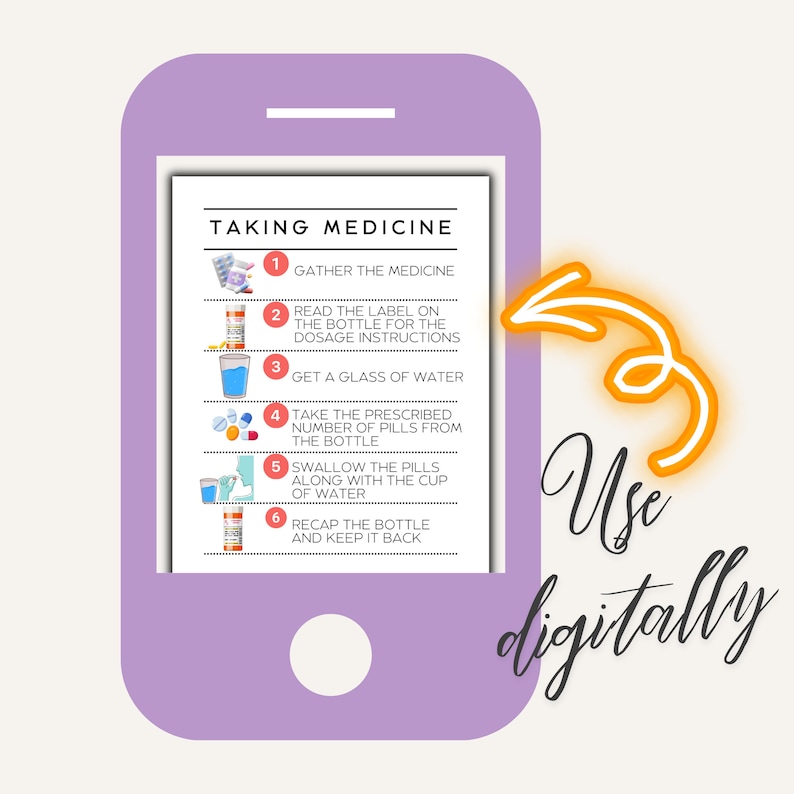 Routine Cards for Seniors With Dementia Daily Life Cards Alzheimer ...