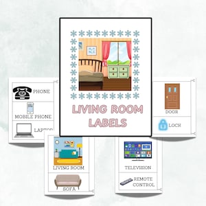 Large Print 100+ Dementia Labels for Seniors With Dementia Visual Aid ...