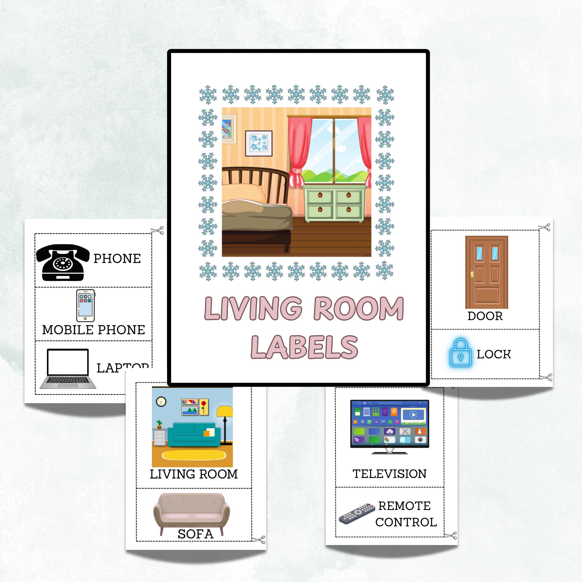 Large Print 100+ Dementia Labels for Seniors With Dementia Visual Aid ...