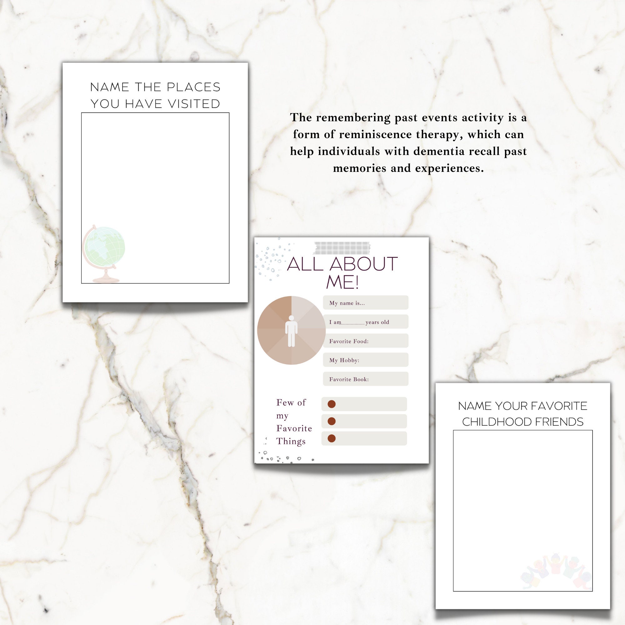 Large Print 80 Pages Activity Pages for Seniors With Dementia - Etsy