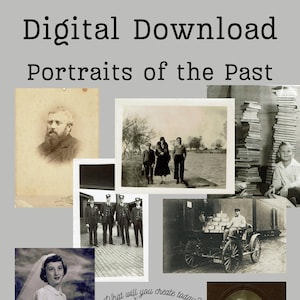 Digital Download: Portraits of the Past - Etsy