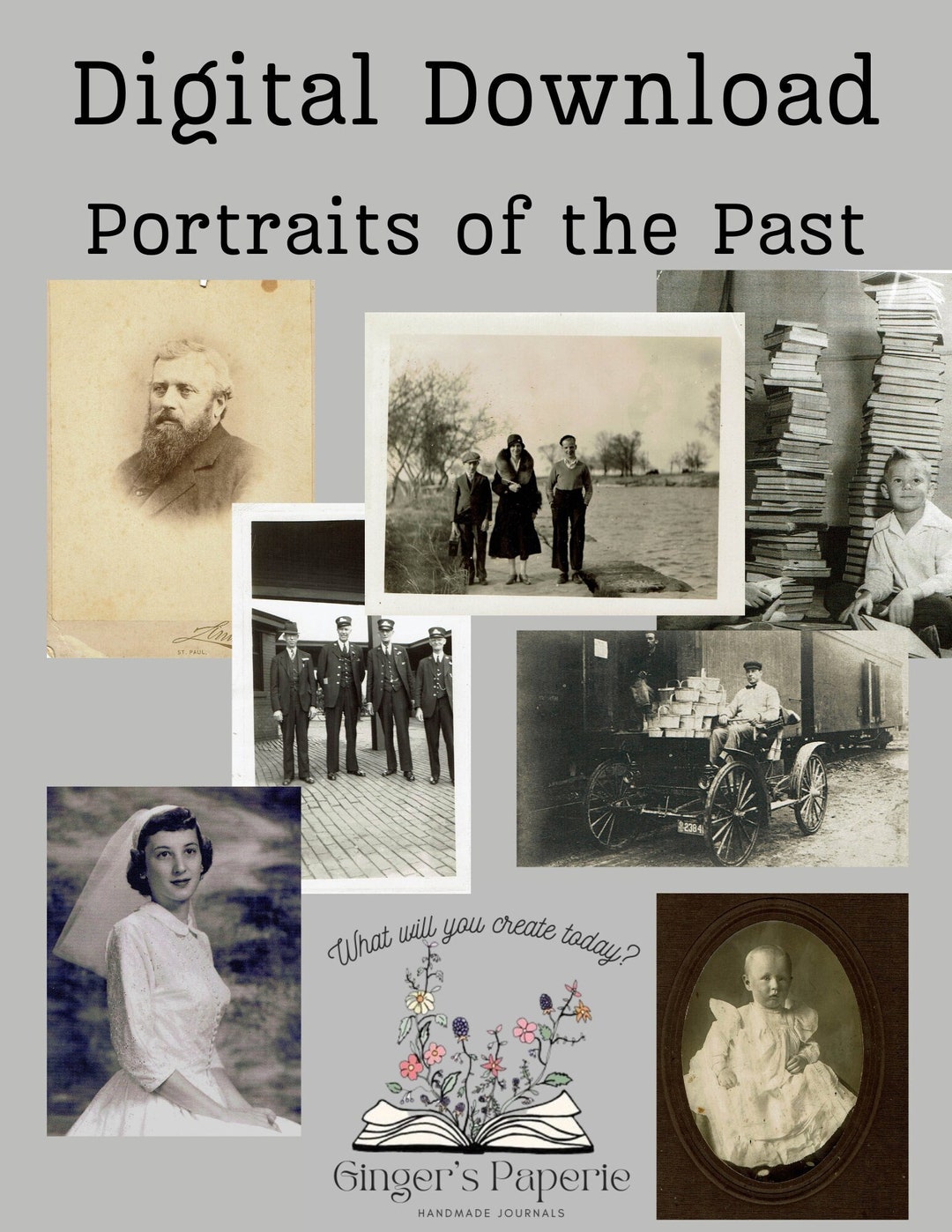 Digital Download: Portraits of the Past - Etsy