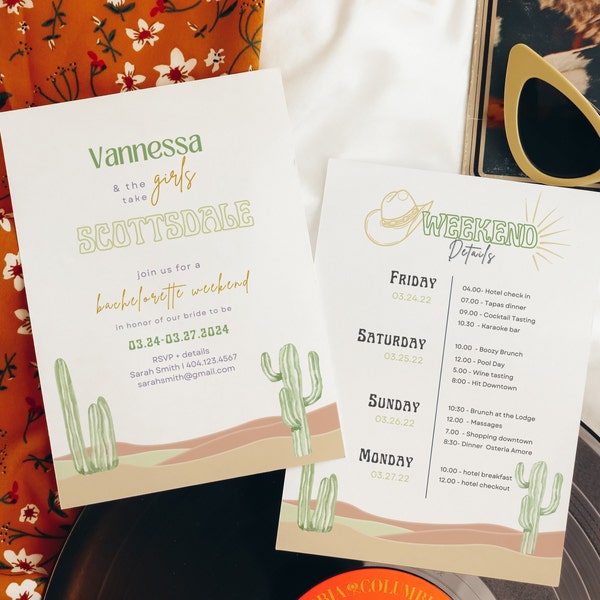 Desert Party Invitation - Etsy